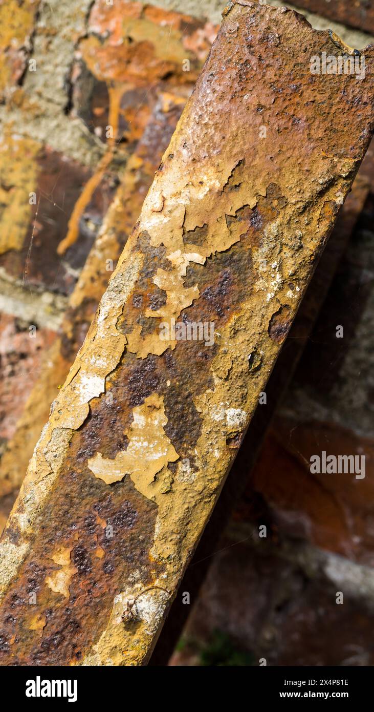 old and rusty metal piece Stock Photo - Alamy