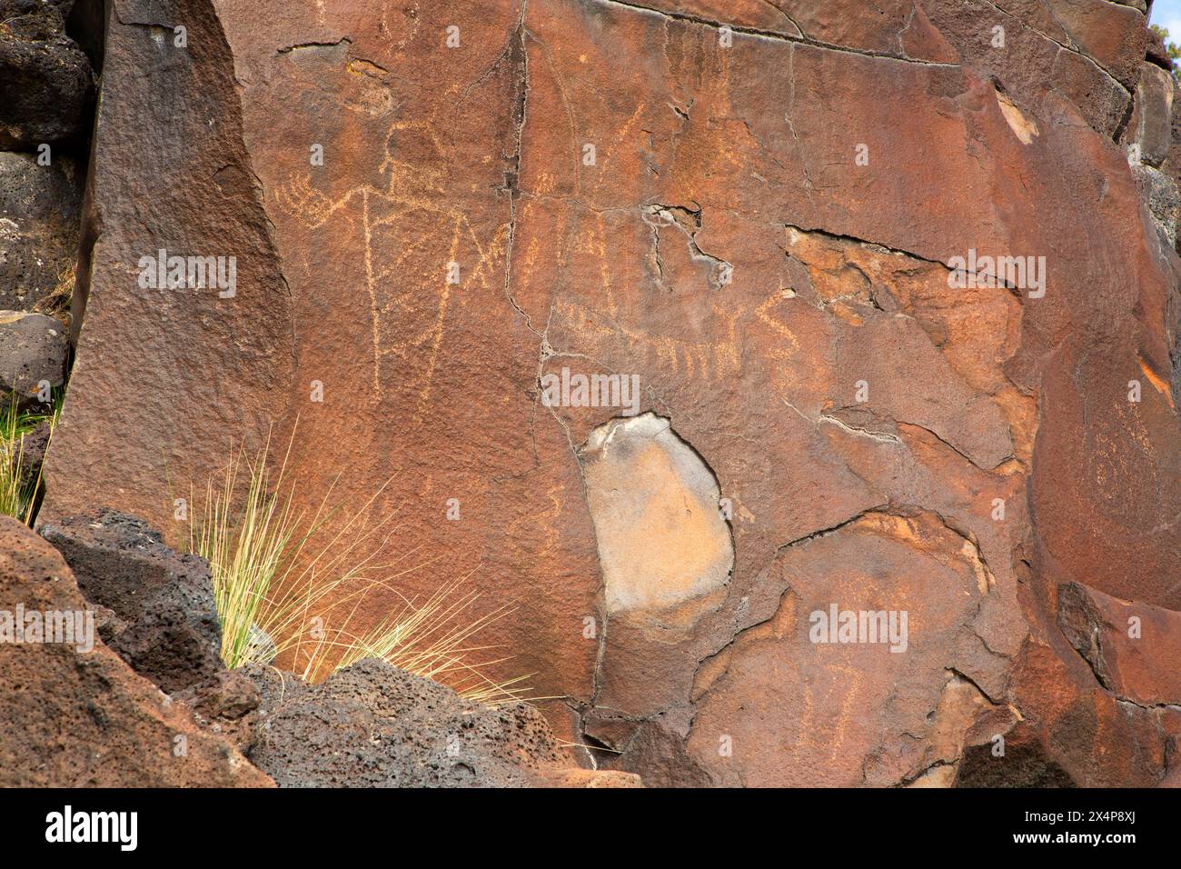 Petroglyphs at Devils Kitchen, Pahvant Valley Heritage Trail, Fillmore ...