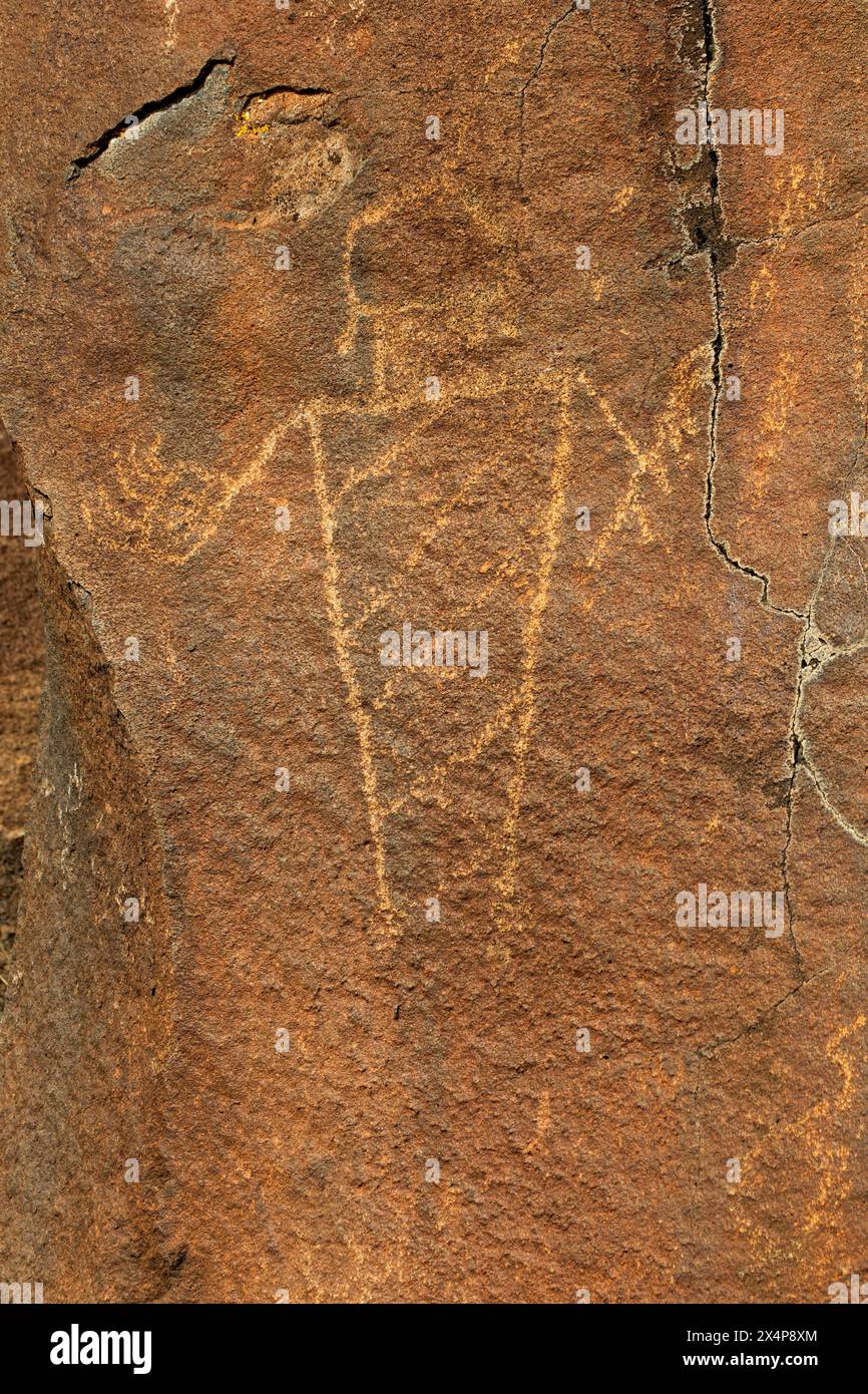 Petroglyphs at Devils Kitchen, Pahvant Valley Heritage Trail, Fillmore ...