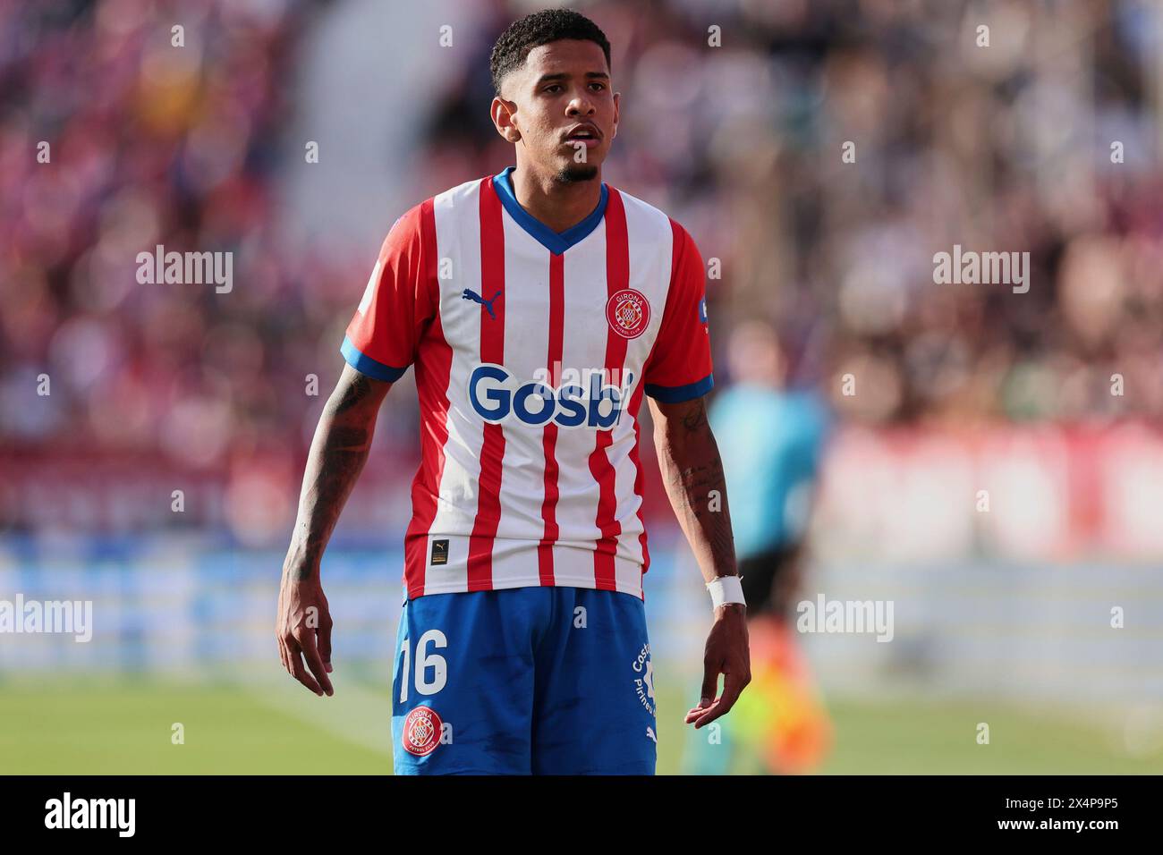 Giron, Spain. 04th May, 2024. GIRON, SPAIN - MAY 4: Savio of Girona FC ...