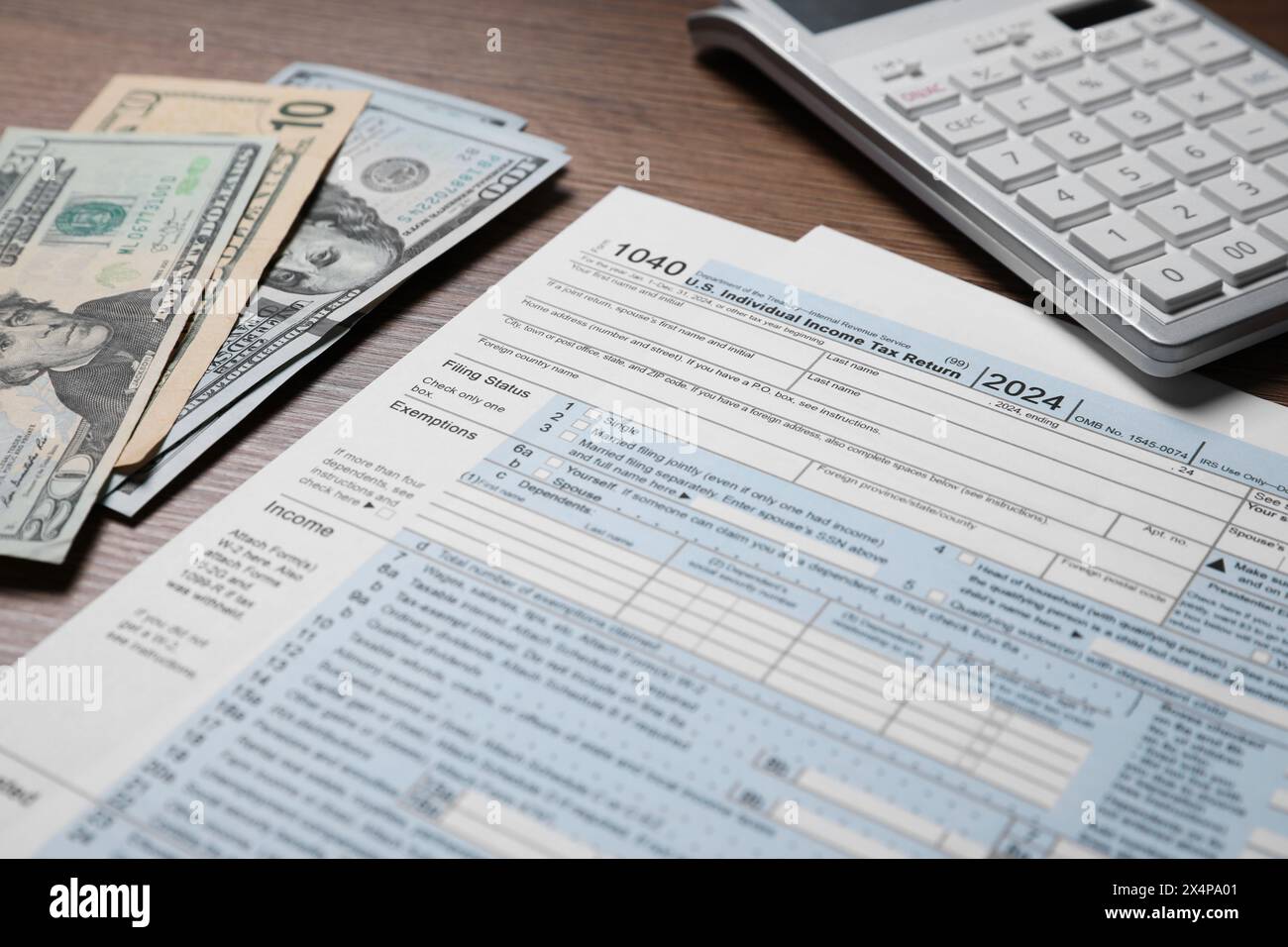 Payroll tax return forms hi-res stock photography and images - Alamy