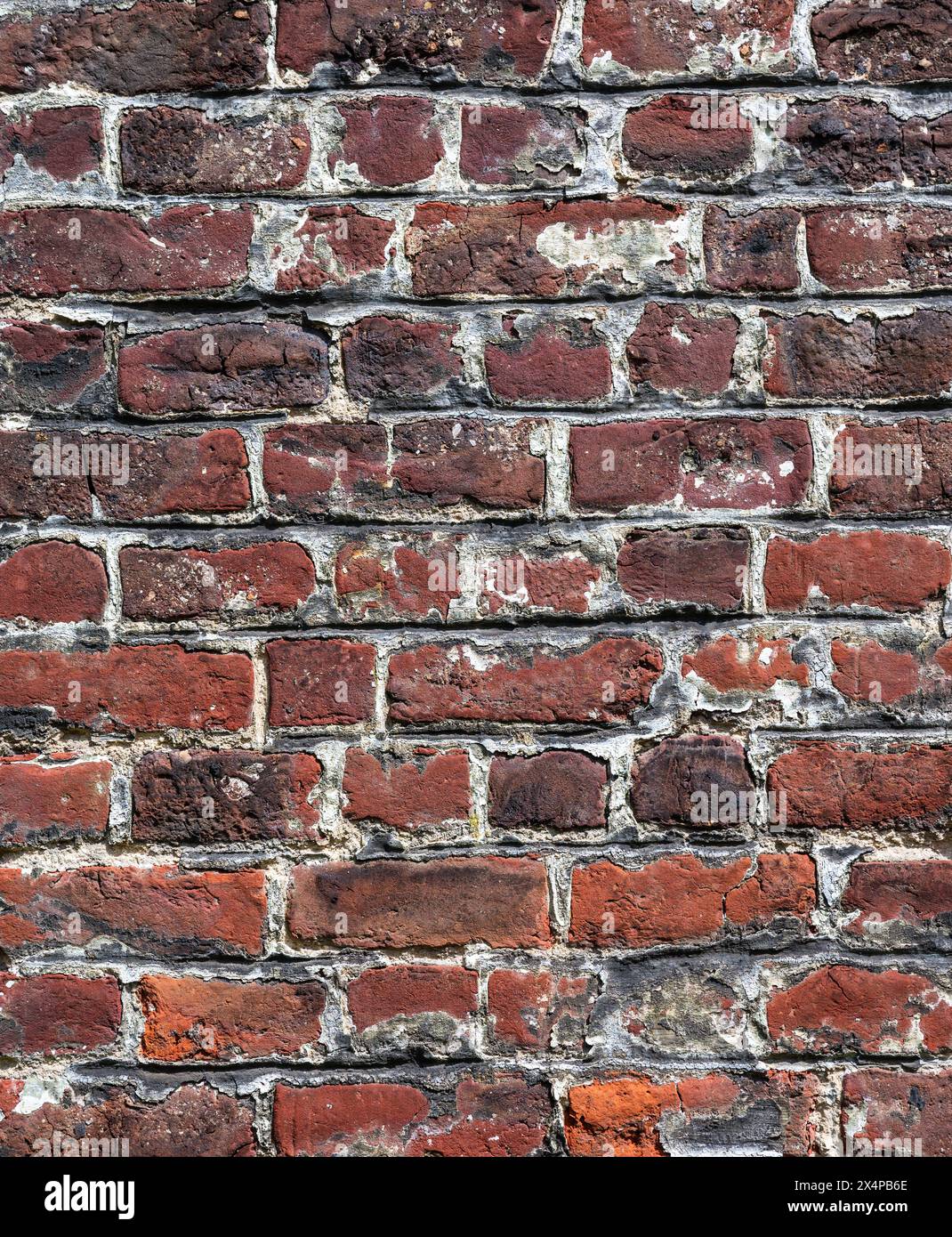 Detailed brick stone wall with mortar layers, textured background in ...