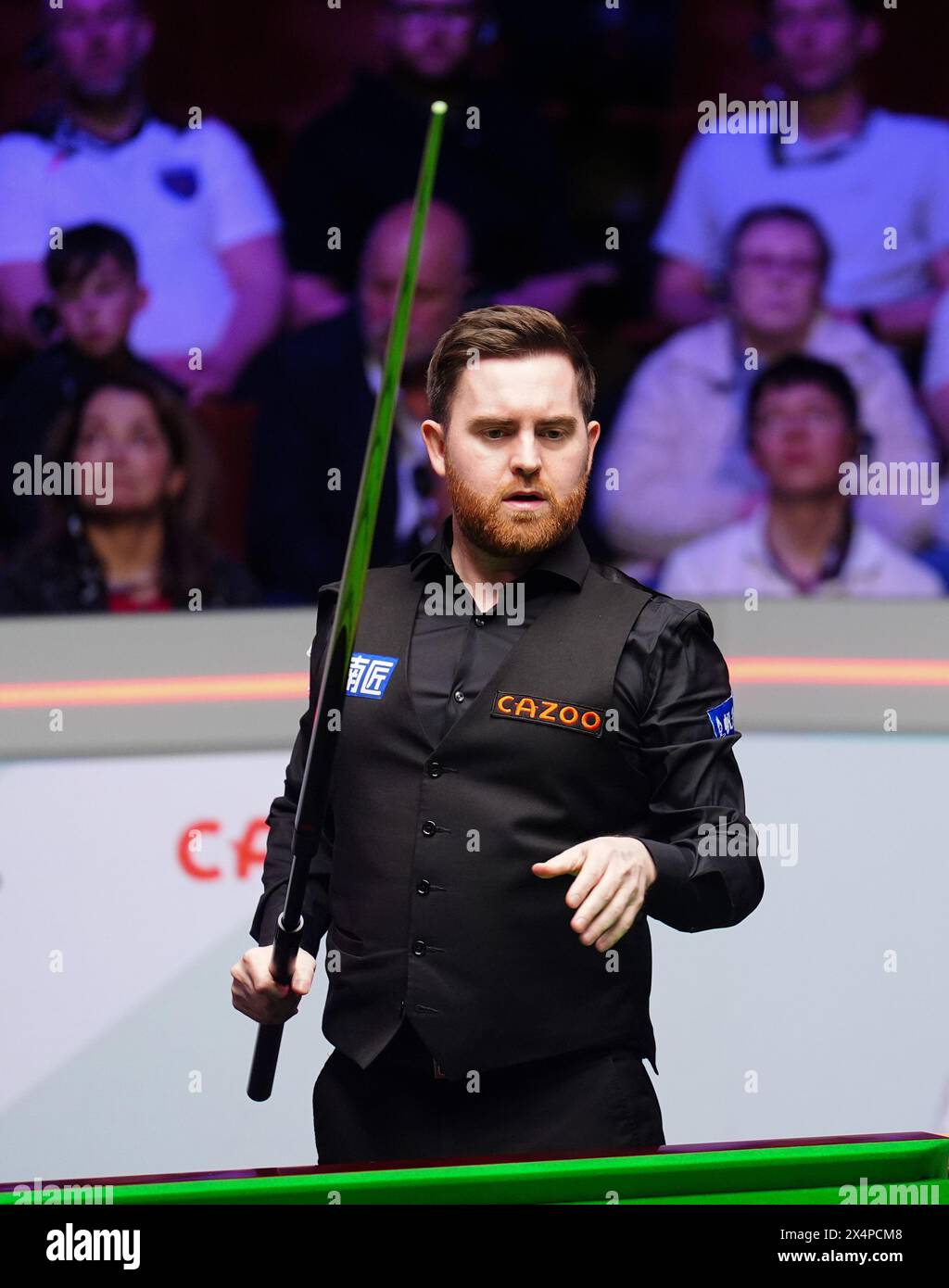 Jak Jones during his semi final match with Stuart Bingham on day ...