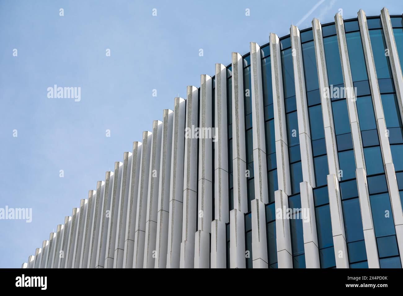 Brussels Capital Region, Belgium - May 1, 2024 - Contemporary office ...