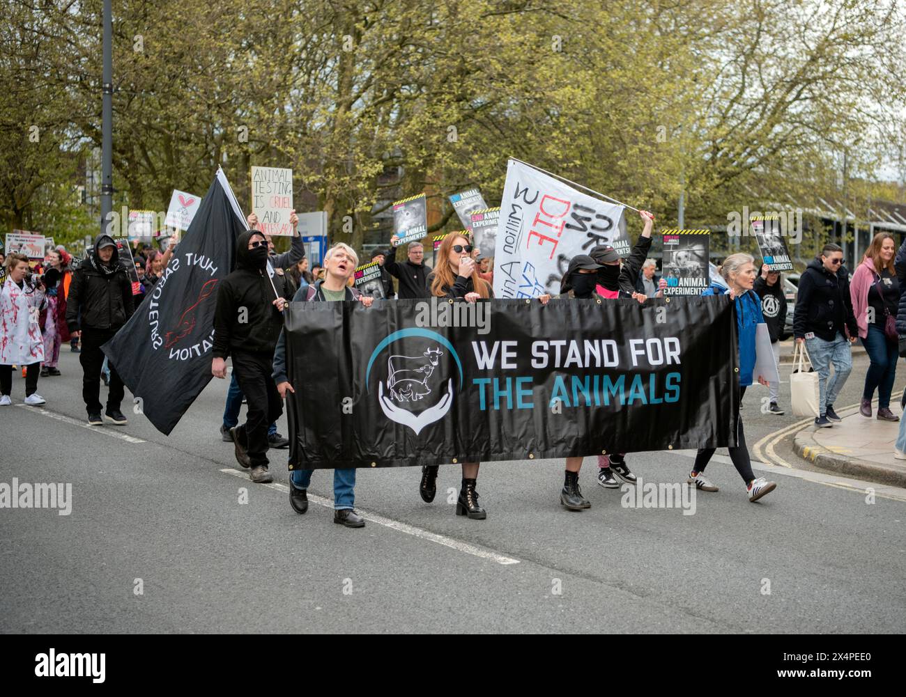 World Day for Animals in Laboratories March and Rally 2024, Liverpool ...