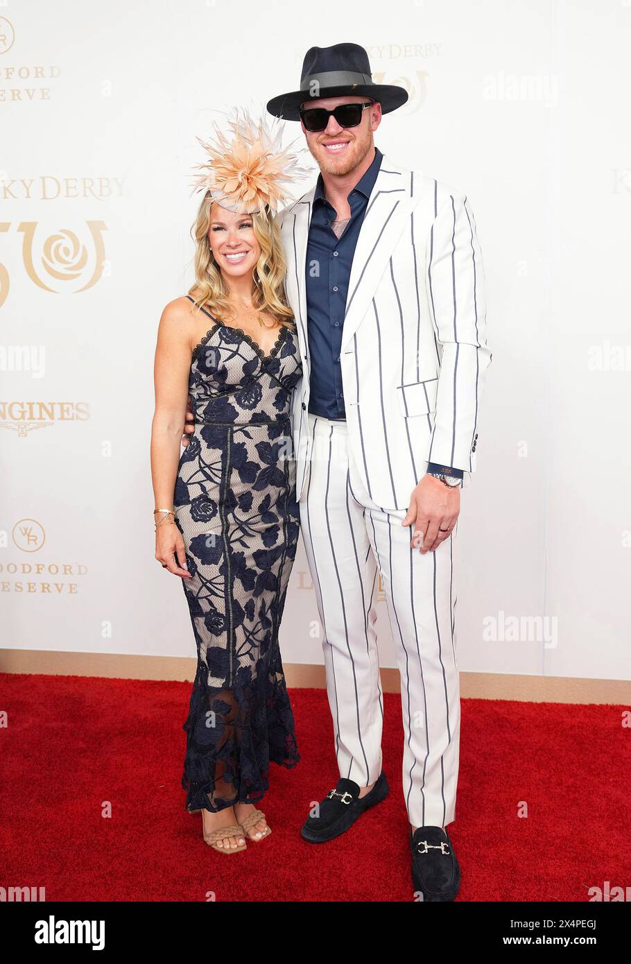 LOUISVILLE, KY - MAY 04: Former NFL player Kyle Rudolph and his wife ...