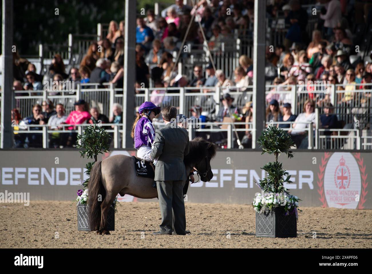 Windsor, Berkshire, UK. 4th May, 2024. The Defender Shetland Pony Grand ...