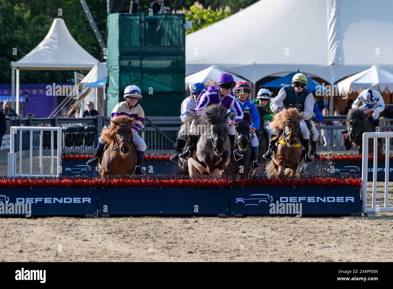 Windsor, Berkshire, UK. 4th May, 2024. The Defender Shetland Pony Grand ...