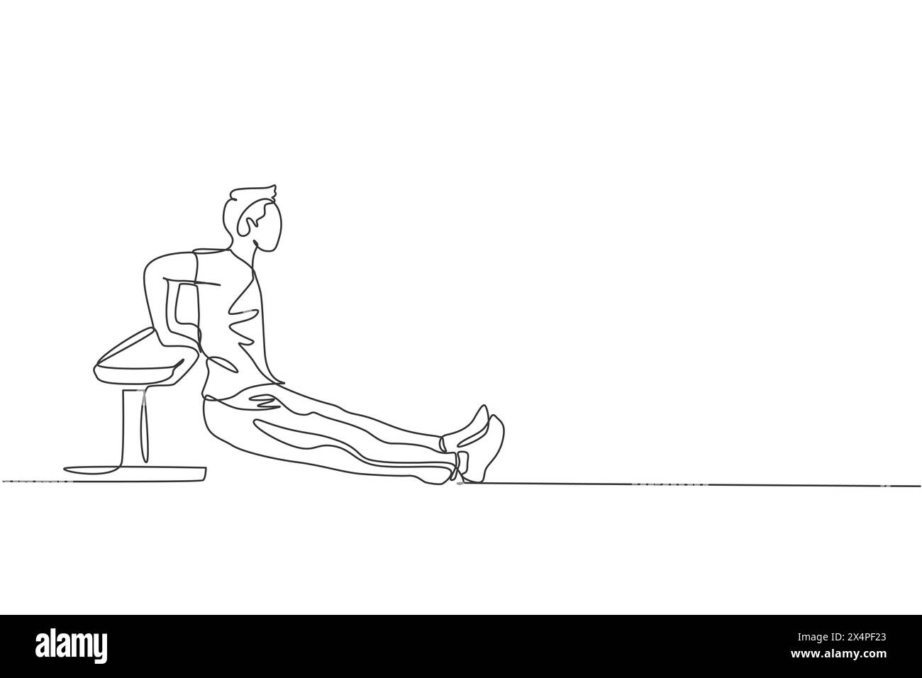 Exercise for triceps Stock Vector Images - Alamy