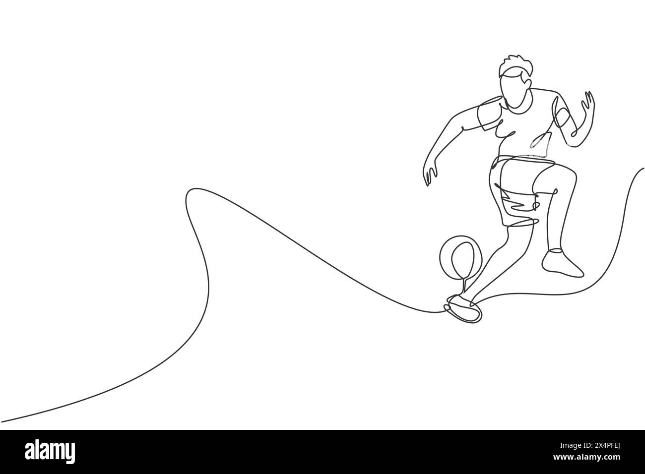 Ball juggling soccer Stock Vector Images - Alamy