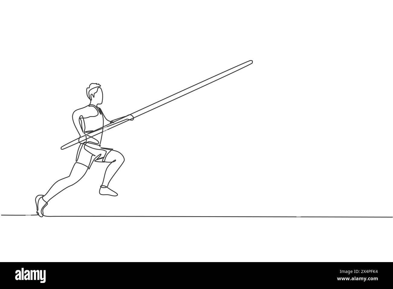 Sporty pole Black and White Stock Photos & Images - Alamy