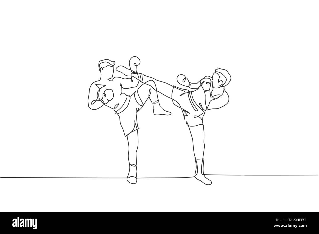 Boxing match punch head Black and White Stock Photos & Images - Alamy