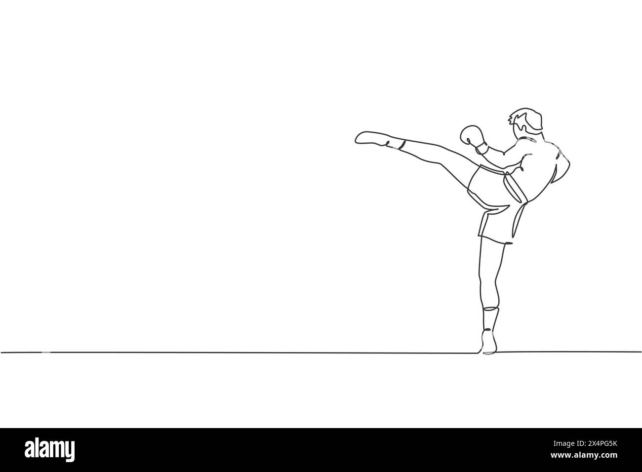 Muay thai boxing gym Black and White Stock Photos & Images - Alamy