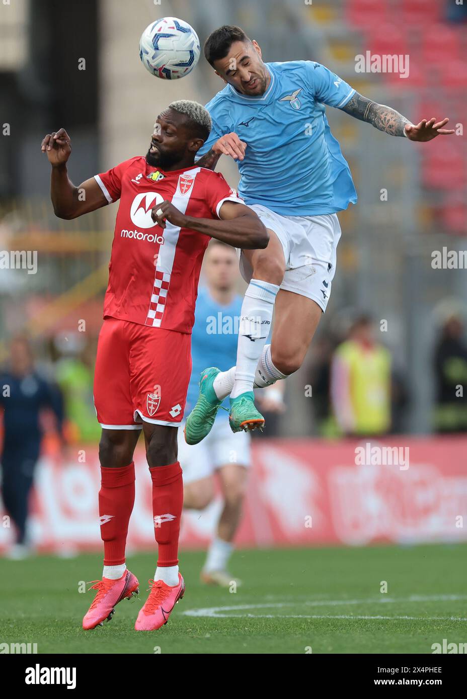 Monza, Italy, 4th May 2024. Matias Vecino of SS Lazio heads away from ...