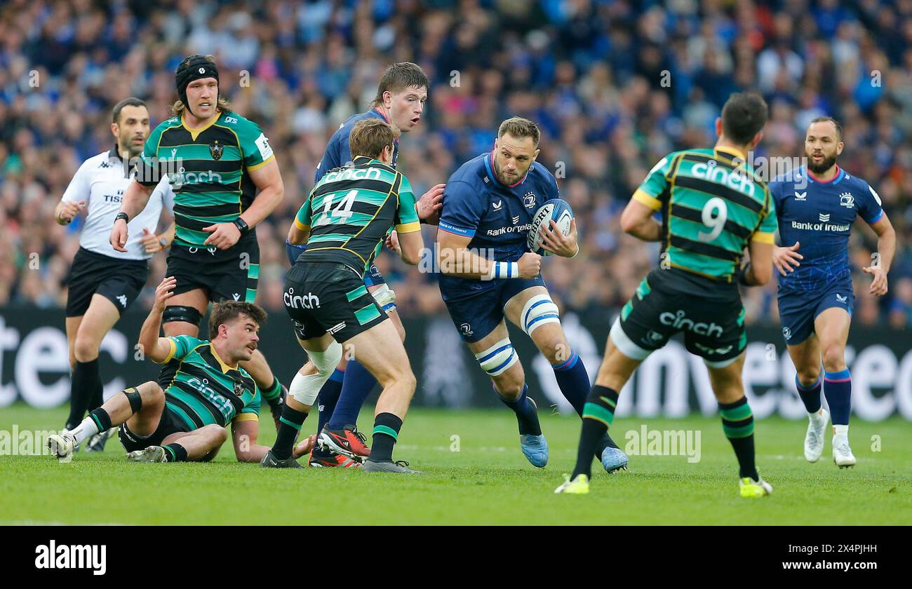 Croke Park, Dublin, Ireland. 4th May, 2024. Investec Champions Cup ...