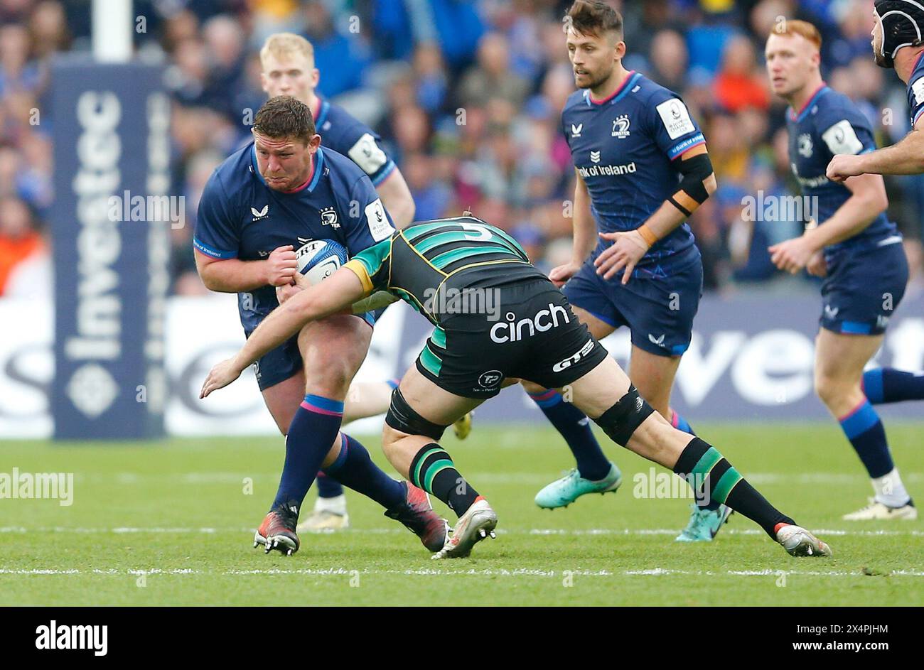 Croke Park, Dublin, Ireland. 4th May, 2024. Investec Champions Cup ...