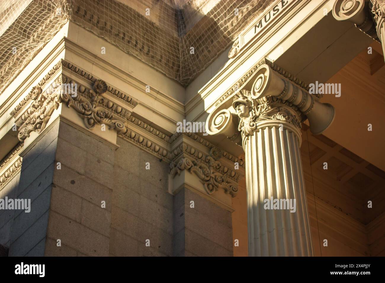 Madrid, Spain. May 1, 2024 Cason del Buen Retiro (Prado museum). Old ...