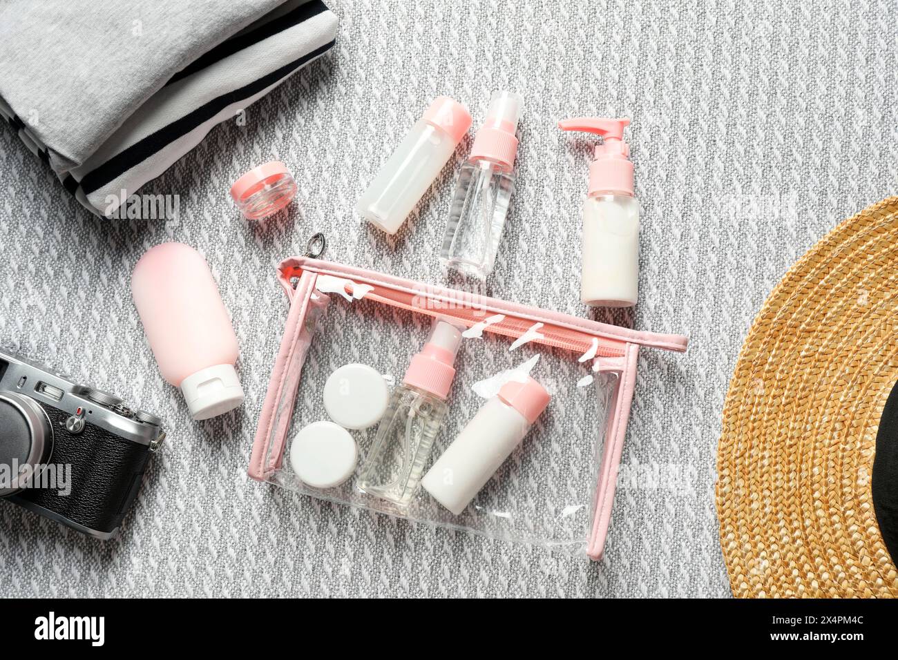 Composition cosmetics bath accessories hi-res stock photography and ...