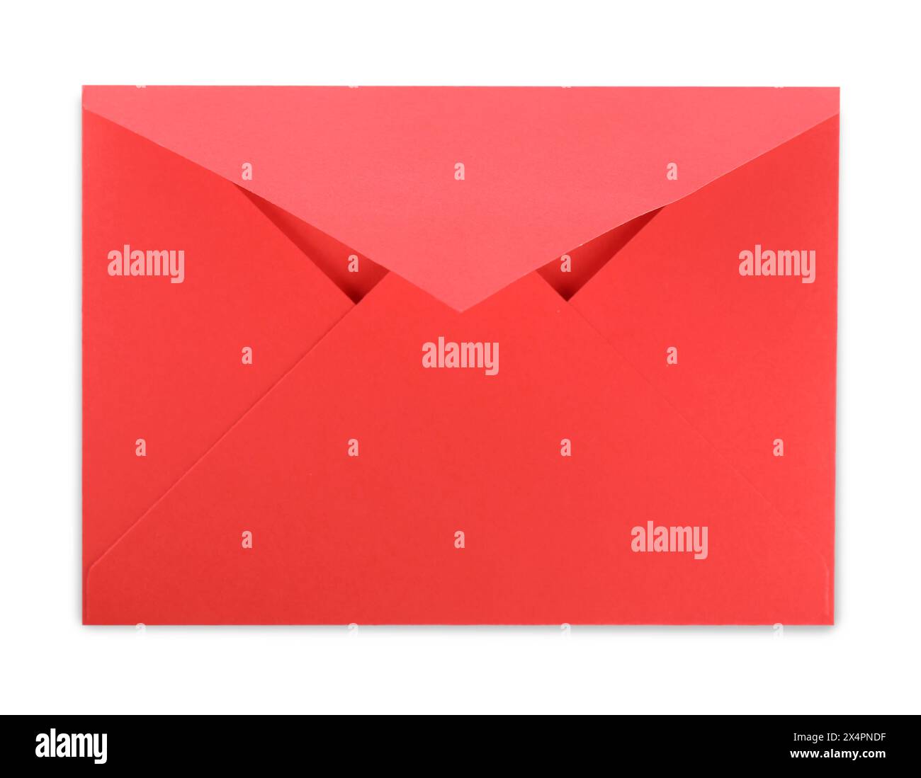 Empty open envelope red Cut Out Stock Images & Pictures - Alamy