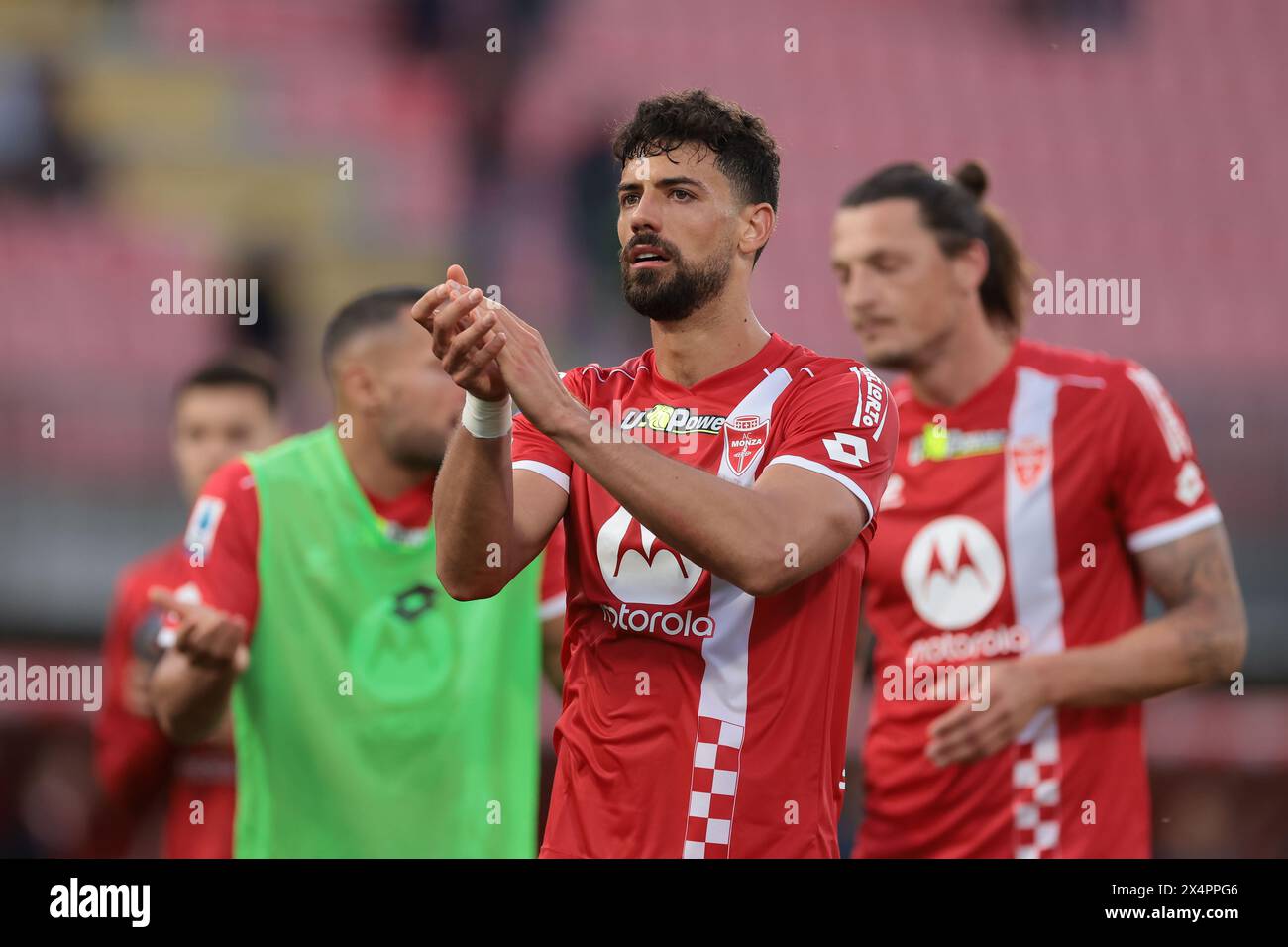 Monza, Italy, 4th May 2024. Pablo Mari of AC Monza applauds the fans ...