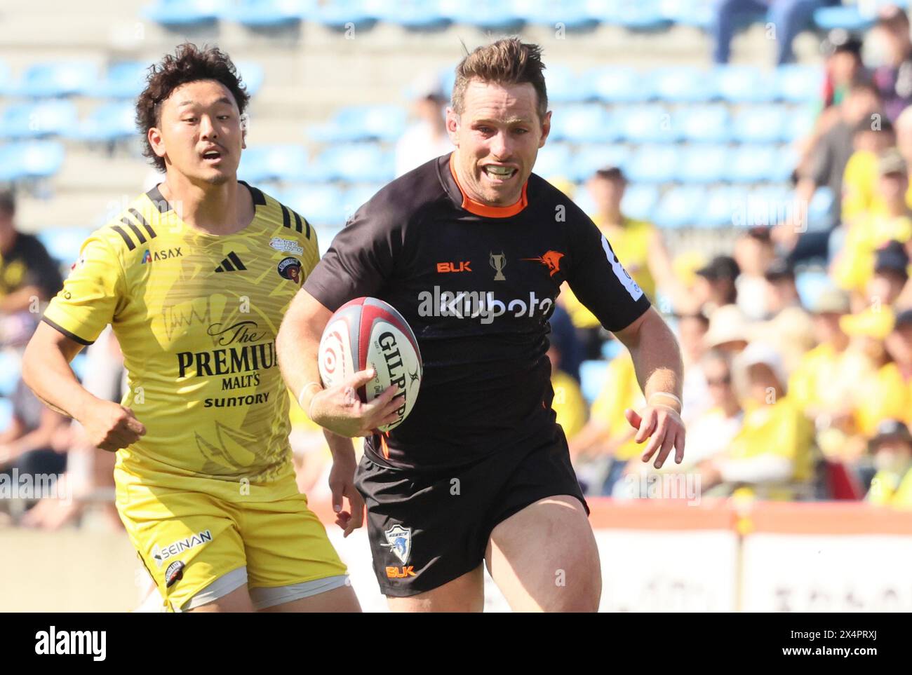 Tokyo, Japan. 4th May, 2024. Kubota Spears Funabashi Tokyo Bay fly half ...