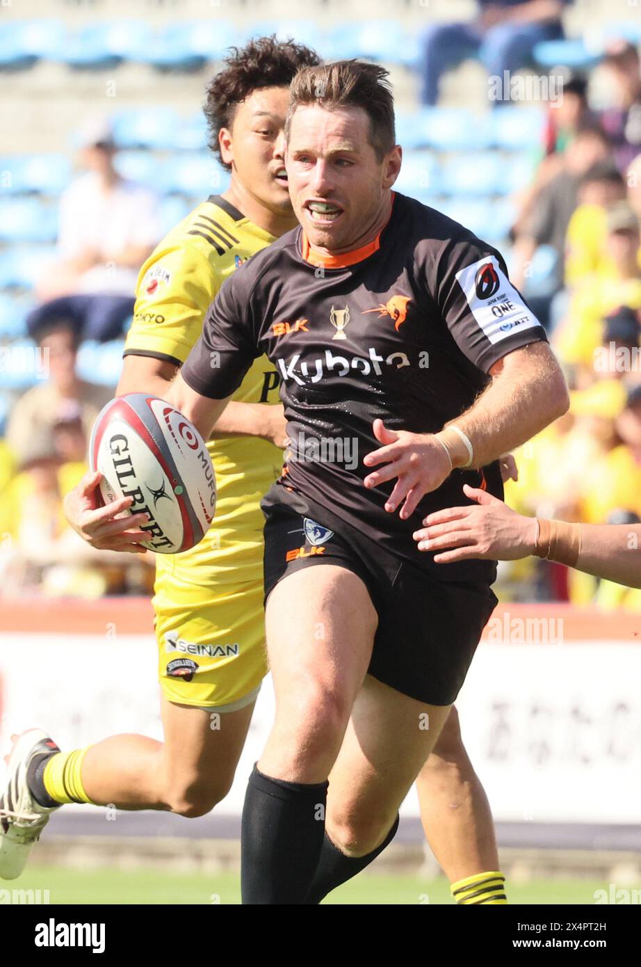 Tokyo, Japan. 4th May, 2024. Kubota Spears Funabashi Tokyo Bay fly half ...