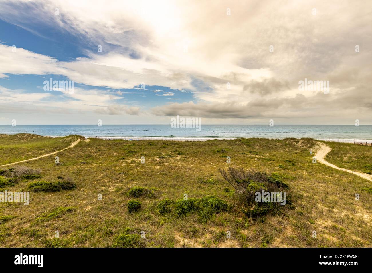 Outer Banks Ocean Scene Stock Photo - Alamy
