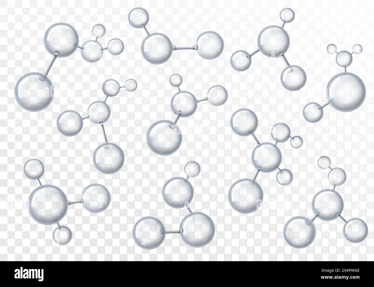 Oxygen molecules Stock Vector Images - Alamy
