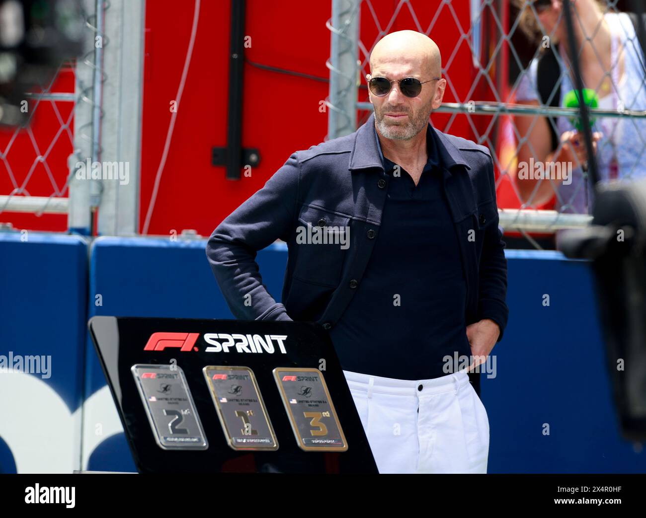 Miami, Etats Unis. 04th May, 2024. Zinedine Zidane former football ...