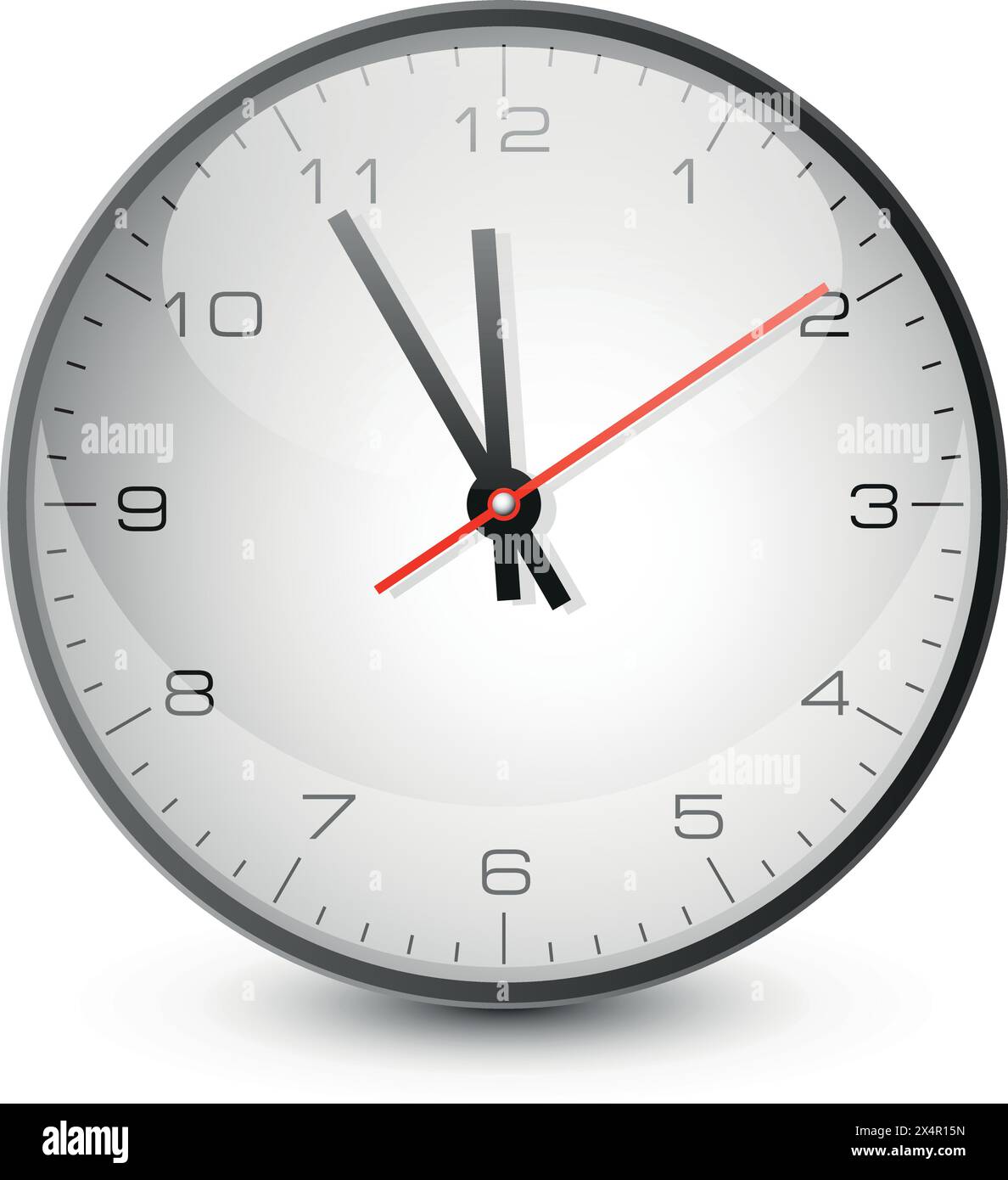 Office clock Stock Vector Images - Alamy