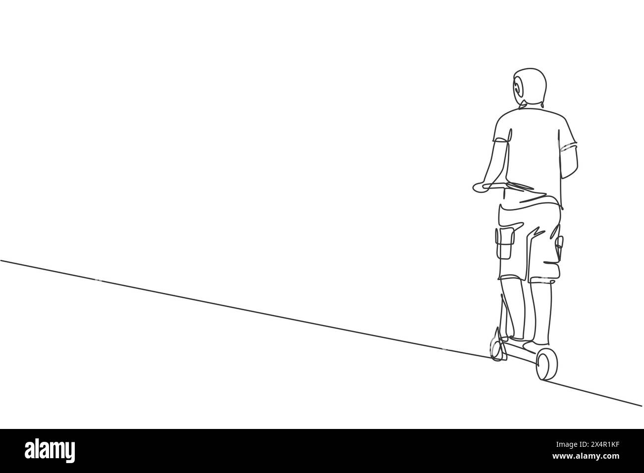 Mobility scooter rear view Stock Vector Images - Alamy