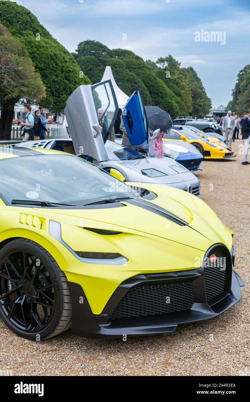 Bugatti Divo at the Concours of Elegance - Hampton Court Palace 2022 Stock Photo - Alamy
