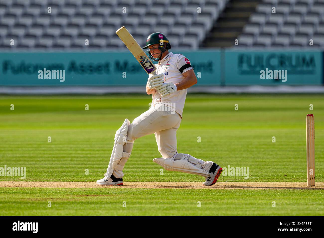 LONDON, UNITED KINGDOM. 04 May, 24. Tom Scriven of Leicestershire in ...