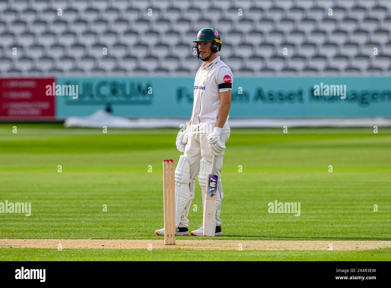 LONDON, UNITED KINGDOM. 04 May, 24. Tom Scriven of Leicestershire ...
