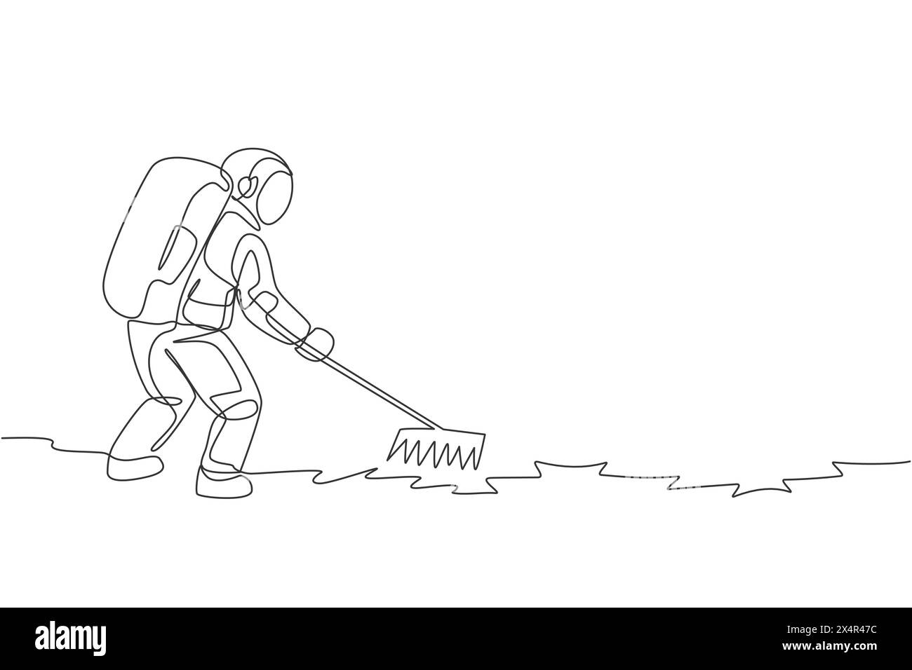 Cartoon drawing rake hi-res stock photography and images - Alamy