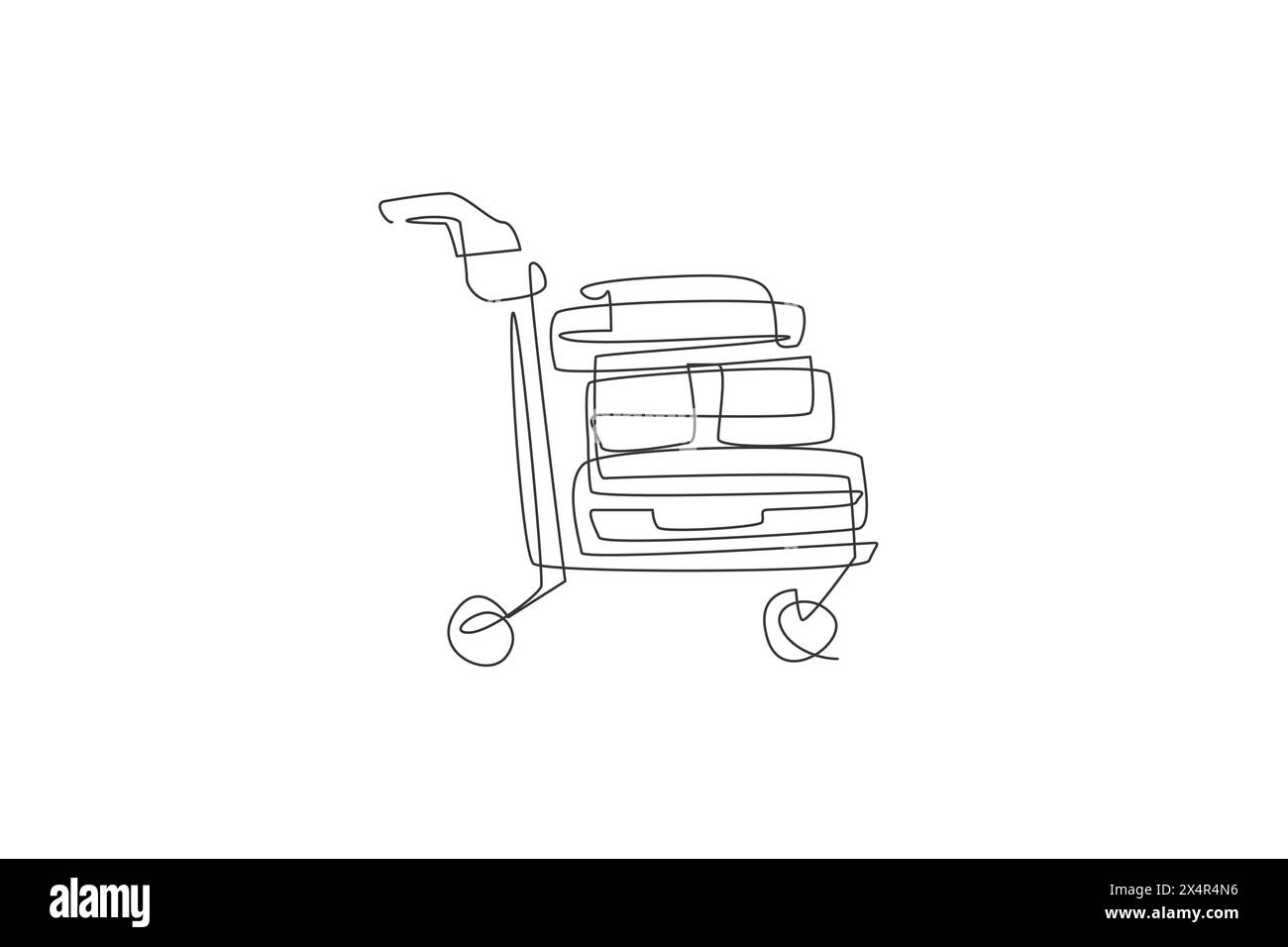 Boy rucksack airport Stock Vector Images - Alamy