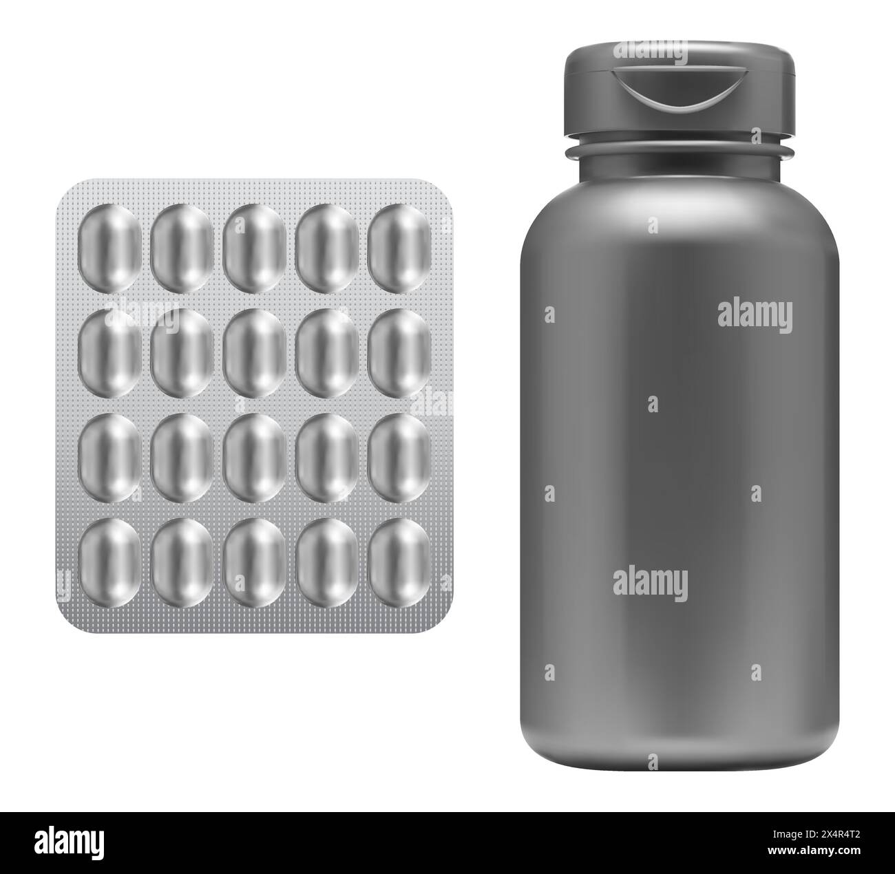 Supplement jar Stock Vector Images - Alamy