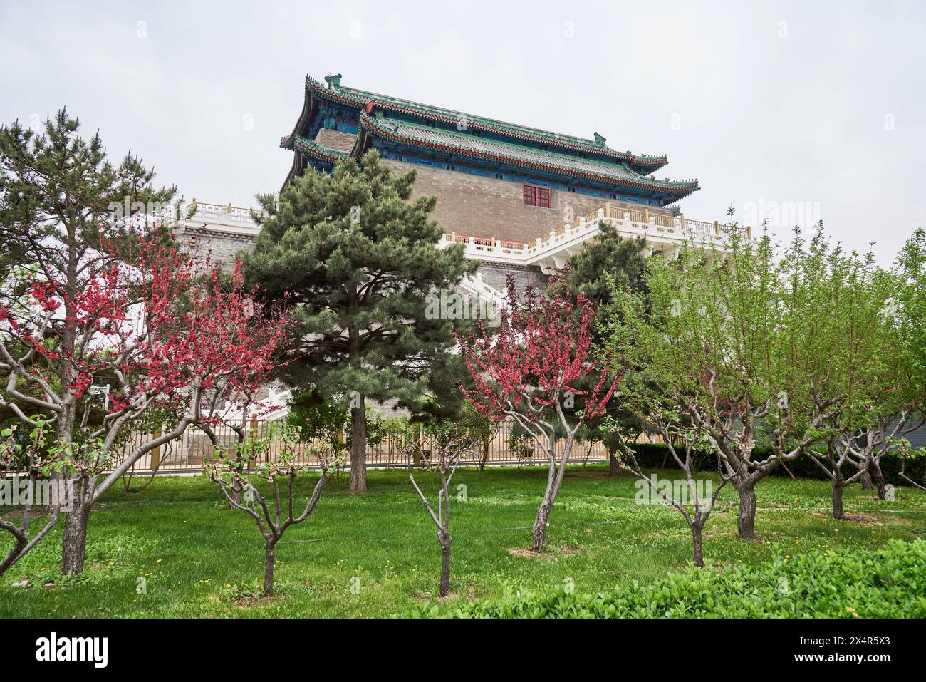 Archery tower of the historic Zhengyangmen gate in Qianmen street ...