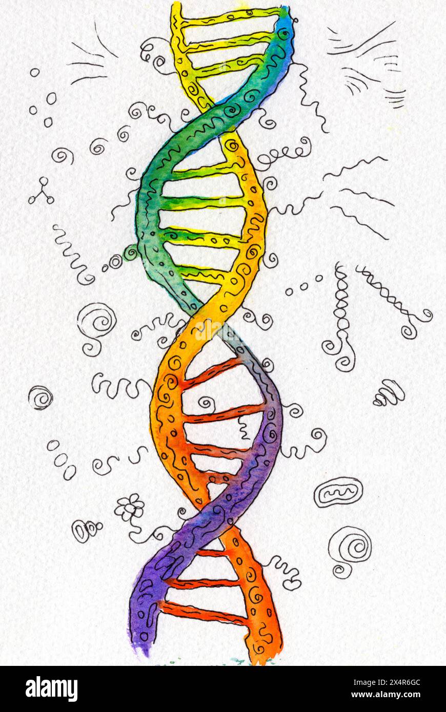 Dna Double Helix Artwork