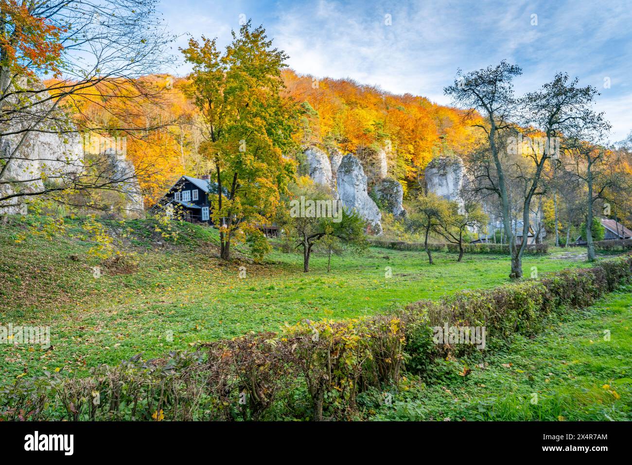 Deotyma Needle Rock in Ojcow National Park, Poland Stock Photo - Alamy