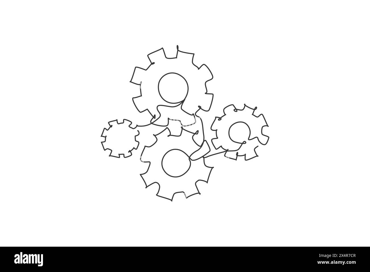 Mechanical line drawing hi-res stock photography and images - Alamy