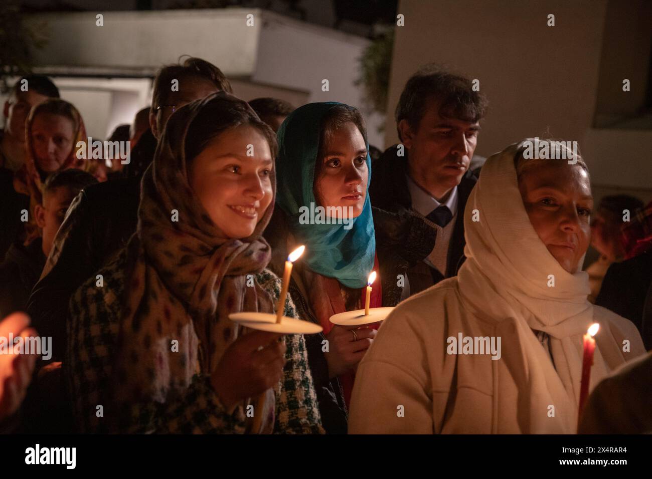 London, UK. 5th May 2024. Worshippers have come together for a midnight ...