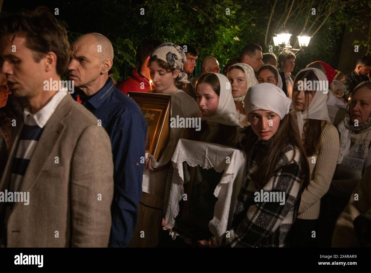 London, UK. 5th May 2024. Worshippers have come together for a midnight ...