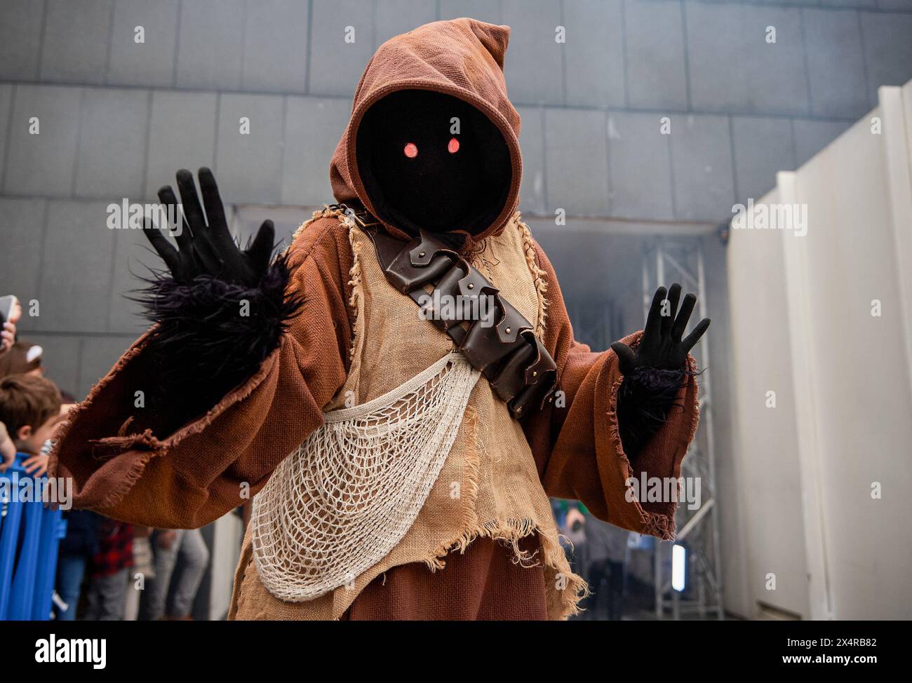 A jawa seen saluting during the celebration of International Star Wars ...