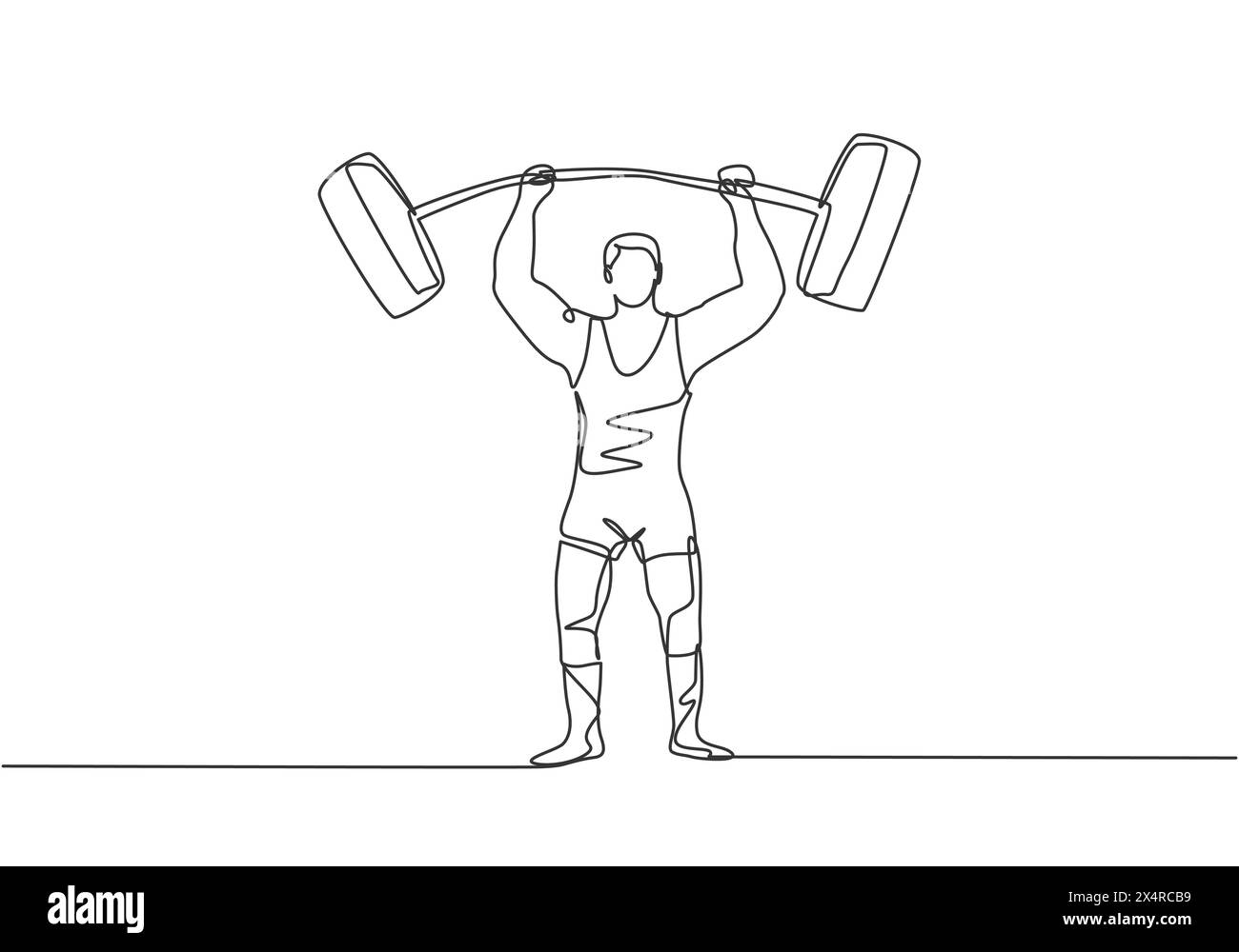 Curved barbell Stock Vector Images - Alamy