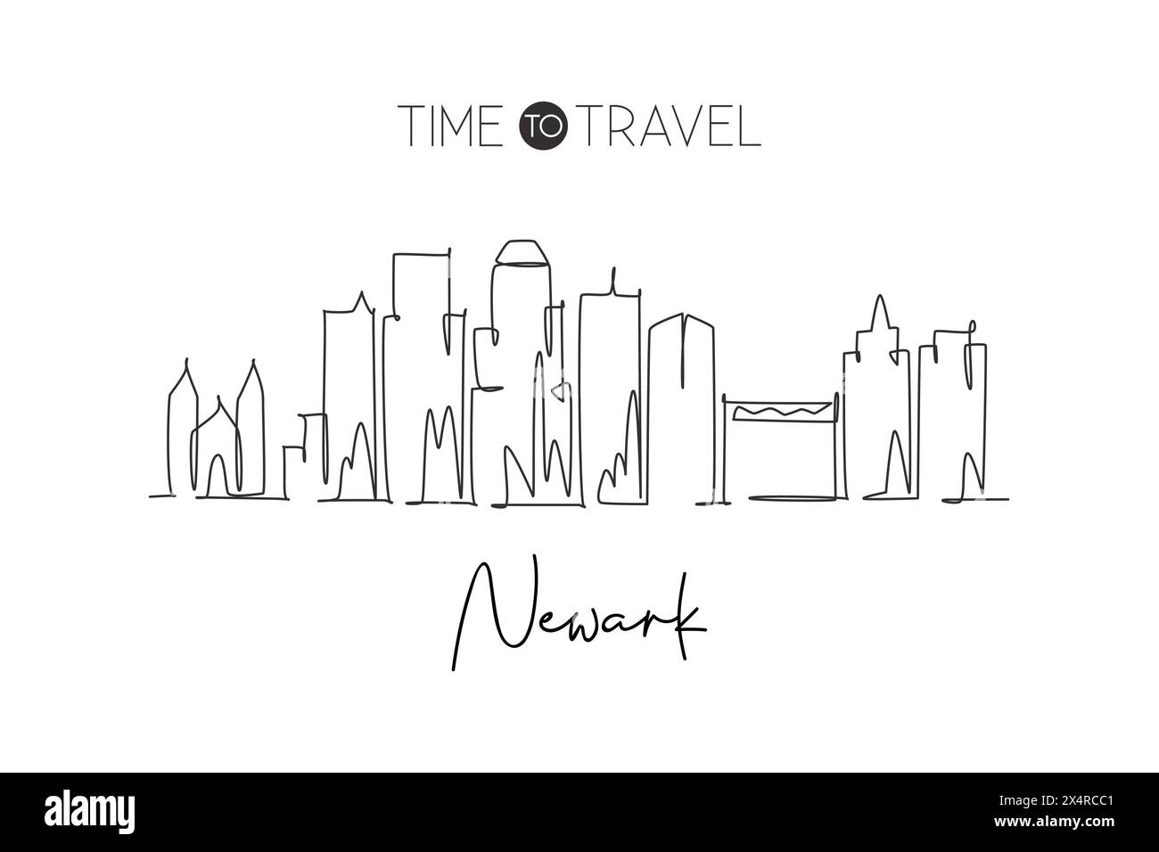 Jersey city aerial Stock Vector Images - Alamy