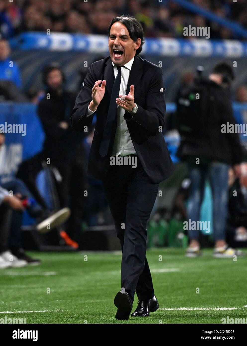 Reggio Emilia, Italy. 4th May, 2024. FC Inter's head coach Simone ...