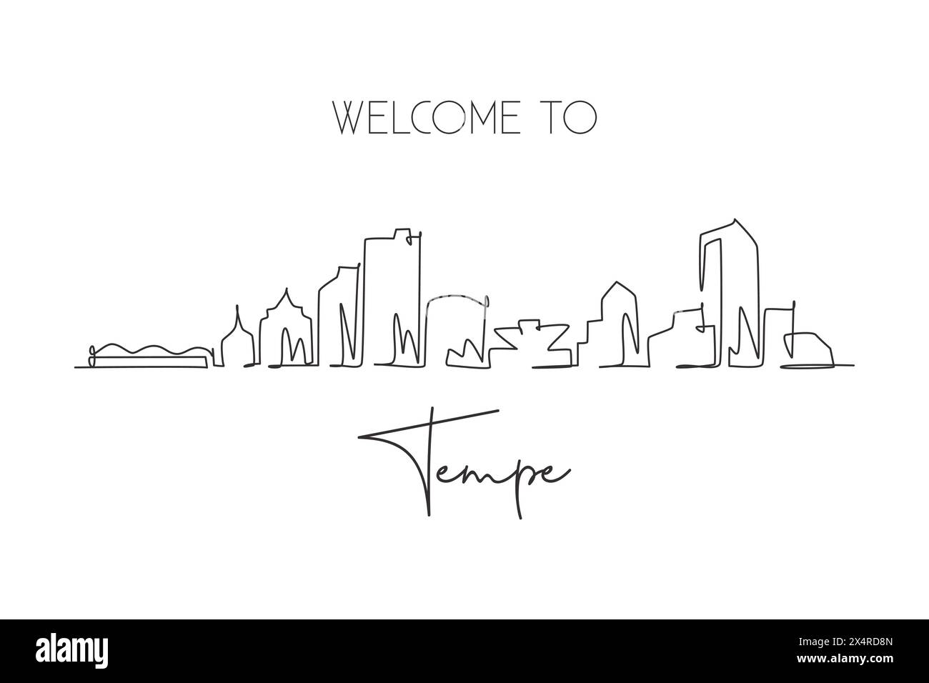 Scottsdale skyline Stock Vector Images - Alamy