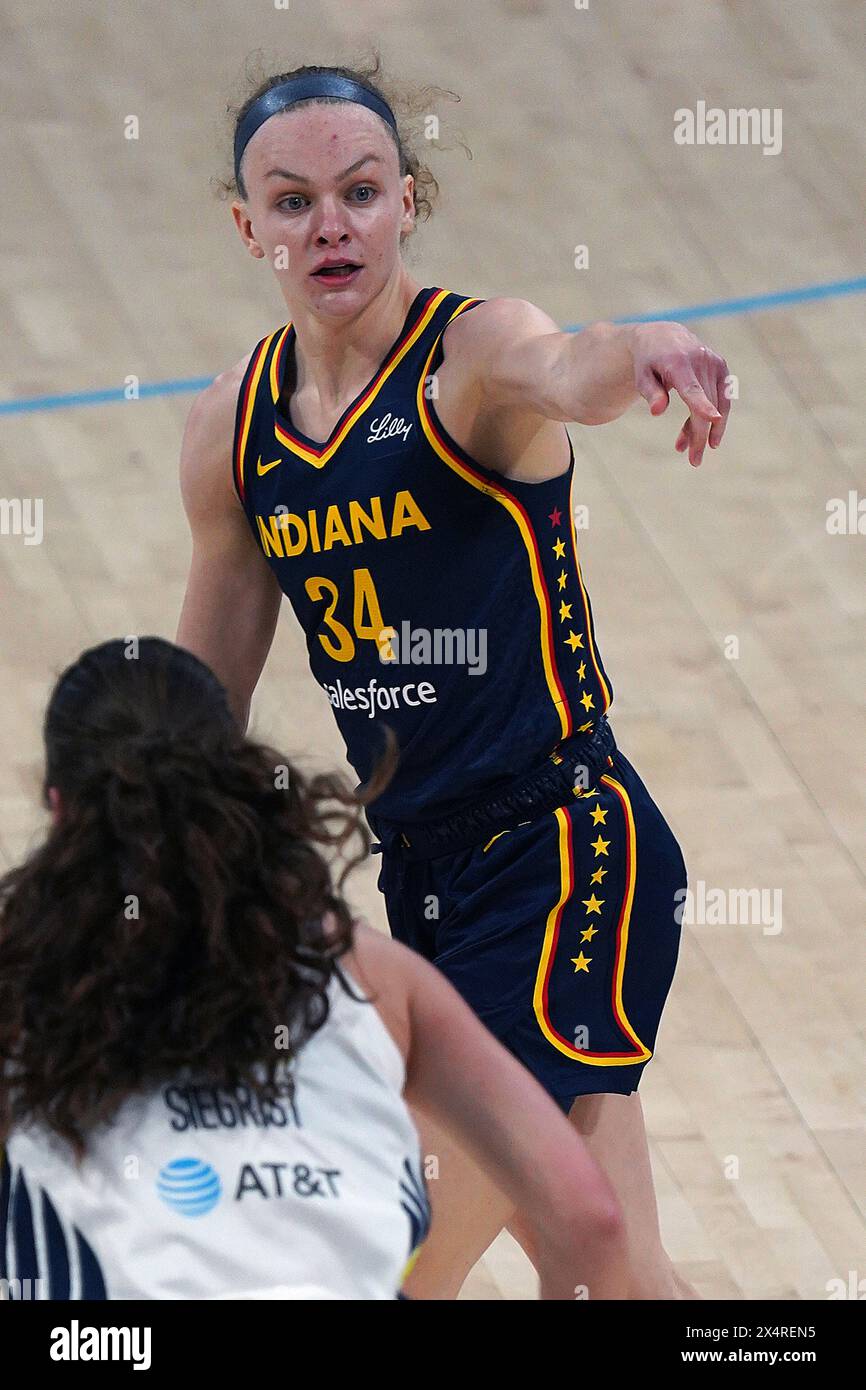 Arlington, United States. 03rd May, 2024. Grace Berger #34 of Indiana ...