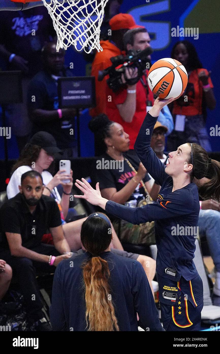 Arlington, United States. 03rd May, 2024. Caitlin Clark #22 of Indiana ...